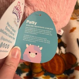 Squishmallows | Toys | Squishmallow Patty The Cow Fuzzamallow Nwt ...